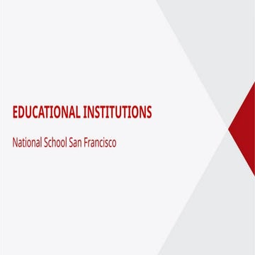 Nodo Escolar School Educational PowerPoint Template | PPTX