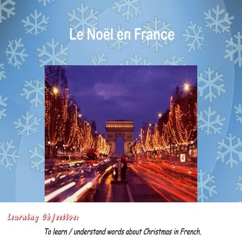 Le Noel en France | PPT