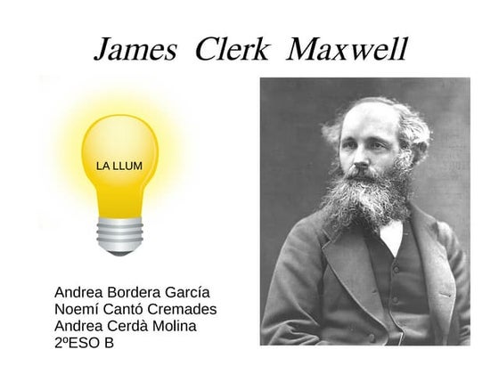 James clerk maxwell | ODP