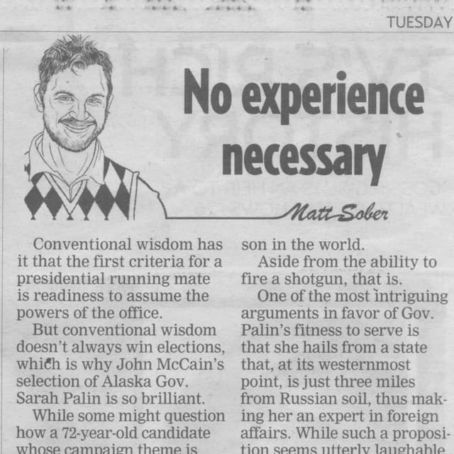 Newspaper column | PDF