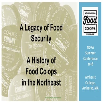 A Legacy of Food Security: A History of Food Co-ops in the Northeast | PPT