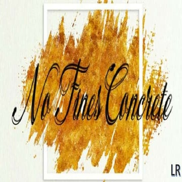 No finess concrete | PPTX