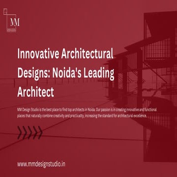 Choose Noida's Leading Architect | PDF