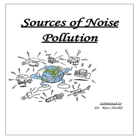 Noise Pollution Drawing For Kids