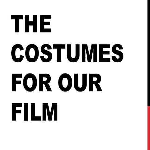 Noir character costumes | PPTX