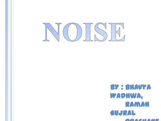 Noise In Communication System Pptx Computer Networking Computing