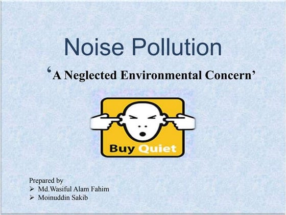 Noise pollution | PPT
