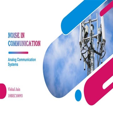 Noise In Communication Ppt Pdf Consumer Electronics Technology