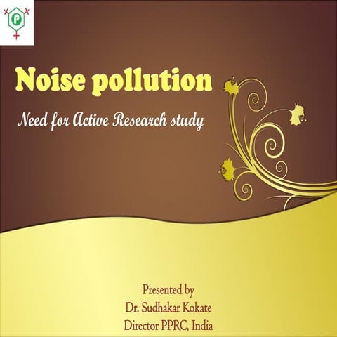 Noise pollution | PPT