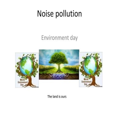 Noise pollution | PPTX