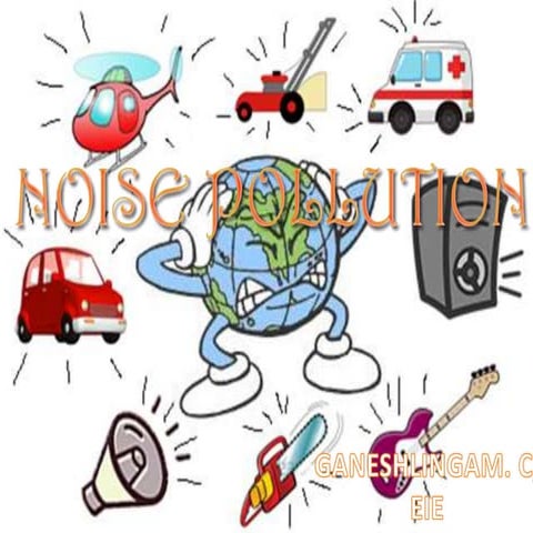 Noise Pollution Drawing For Kids