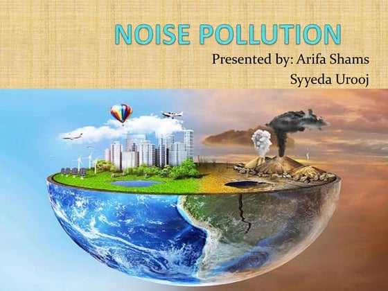 Noise pollution presentation | PPT