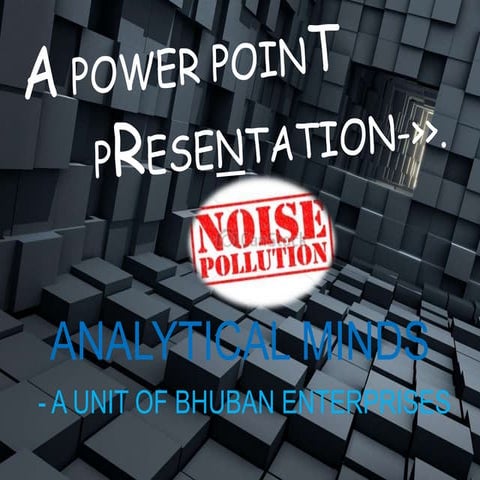 Noise pollution | PPTX