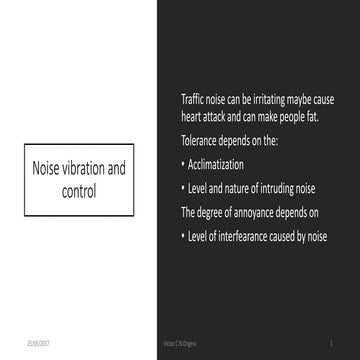 Noise vibration and control | PPT