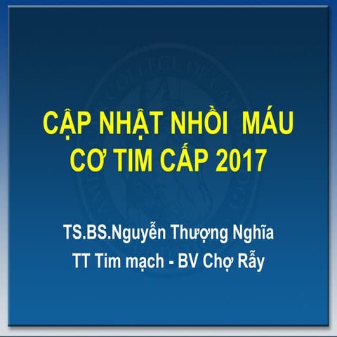 cap nhat nhoi mau co tim cap 2017 | PDF