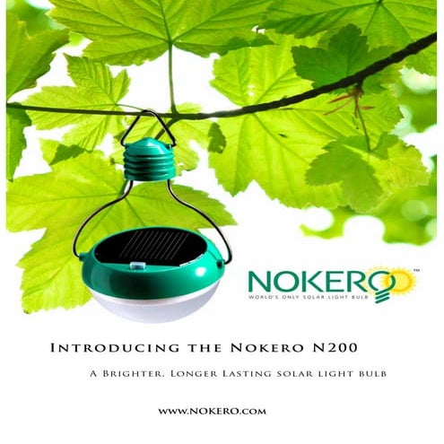 Nokero a4 n200_intro_pack_email | PDF