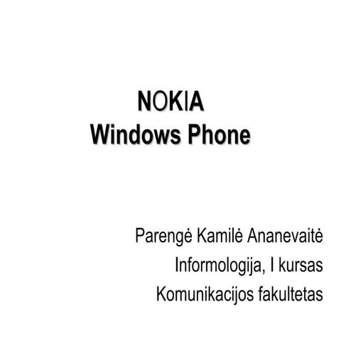 Nokia | PPT
