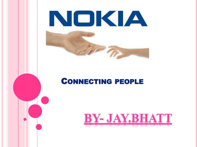 Nokia | PPT | Smartphones | Consumer Electronics
