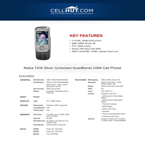 Nokia x2 02 (unlocked dualband) gsm dual sim cell phone | PDF