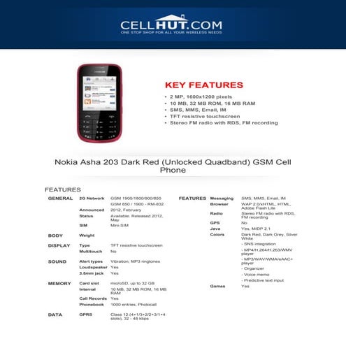 Huawei u8510-ideos-x3-red-unlocked-quadband-gsm-cell-phone brochure-33697 | PDF