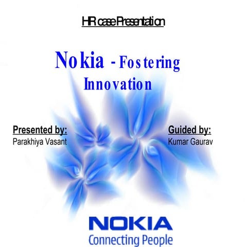 Nokia Fostering Innovation | PPT
