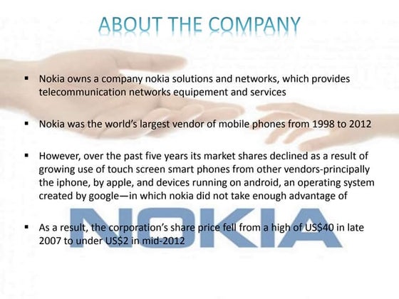 Nokia Case Study | PPTX | Smartphones | Consumer Electronics