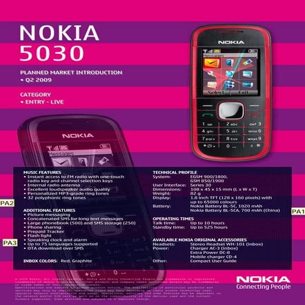 Nokia 222 datasheets | PDF