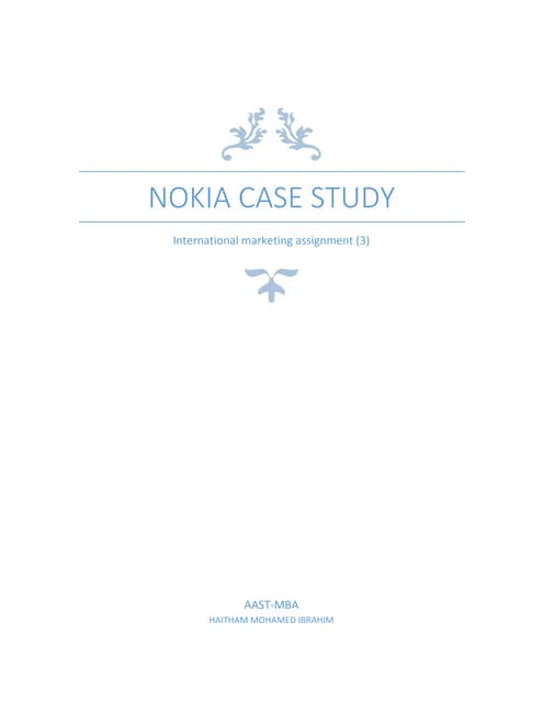 Porters 5 forces for mobile industry | DOCX