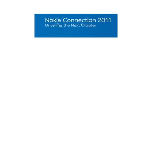Nokia Connection 2011 | DOC