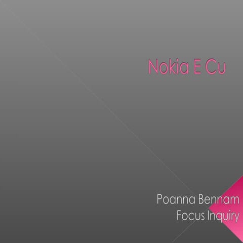 Nokia e cu[1] | PPT