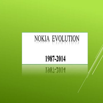 Nokia Evolution | PPTX