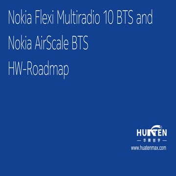 Nokia Flexi Multiradio 10 BTS and Nokia AirScale BTS - Huatenmax ...
