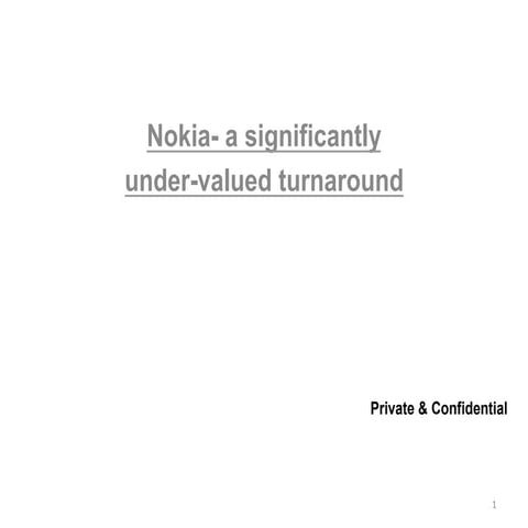 Nokia presentation aug26 | PPT