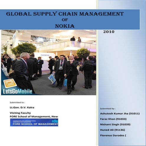 Nokia Supply Chain Management | PDF