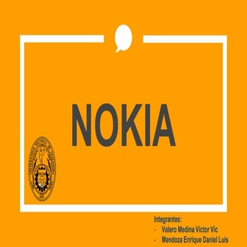 Historia de Nokia | PPTX