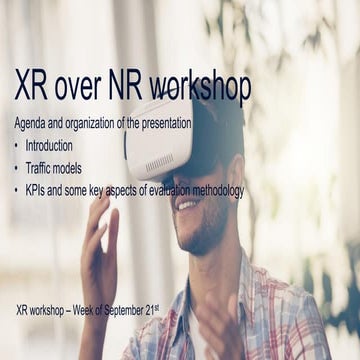 Nokia 3GPP Industry e-Workshop on XR Sept 2020 | PDF