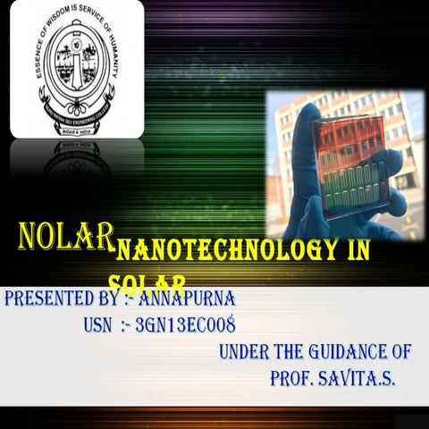 Nolar | PPT | Power and Energy Industry | Industries