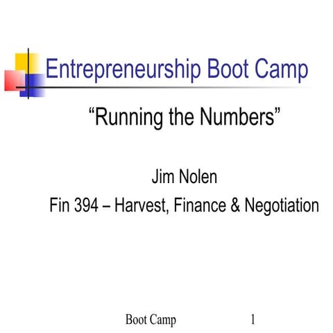 Nolen bootcamp | PPT