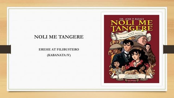 Noli me tangere kabanata 40 | PPT