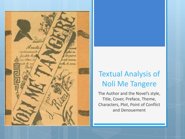 Pabalat ng Noli Me Tangere | PPS