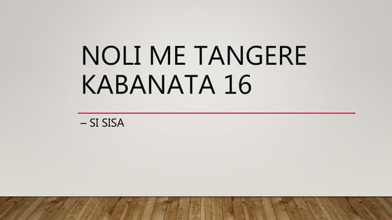 Noli me tangere kabanata 62 63-64 | PPT