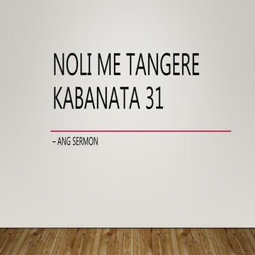Kabanata 1.pptx Noli Me Tangere......... | PPTX