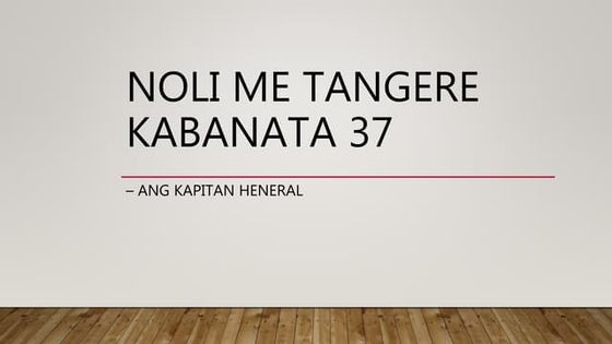 KABANATA 4. Erehe at pilibustero noli me tangere | PPT
