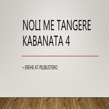 Noli me tangere kabanata 38 | PPTX