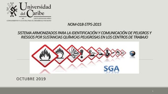 Nom-018 NUEVO NORMATIVA ACTUALIZADA.pptx | First Aid | Injuries
