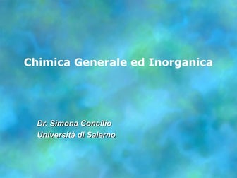 Chimica 6 | PPT