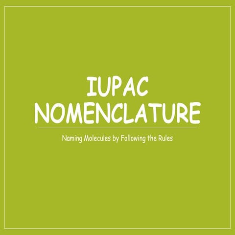 Iupac nomenclature class 11 CBSE-organic chemistry some basic ...