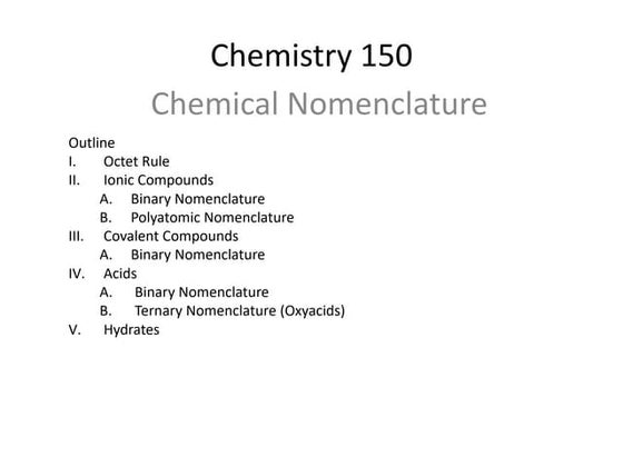 Table common ions with oxidation number | PDF