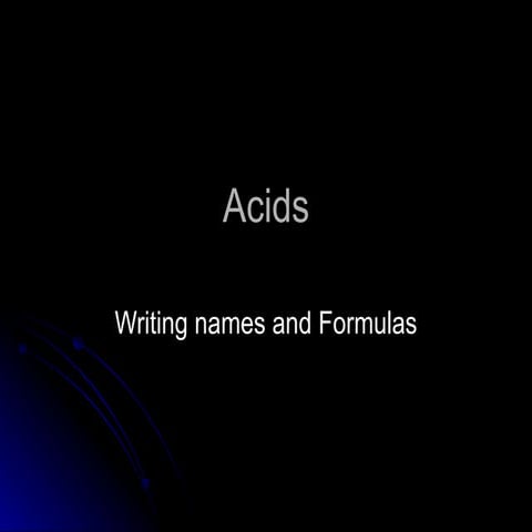 Nomenclature 4 acid base | PPT