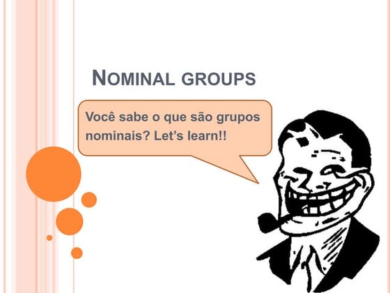 Noun Groups | PPT